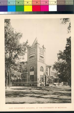 Law Department Building, at the University of Michigan. / BL004344 ...