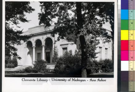 Clements Library - University of Michigan - Ann Arbor / BL004659 ...