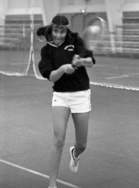 Barb Freeman, UM Women's Tennis, 1979 / BL014084 | Bentley Historical ...