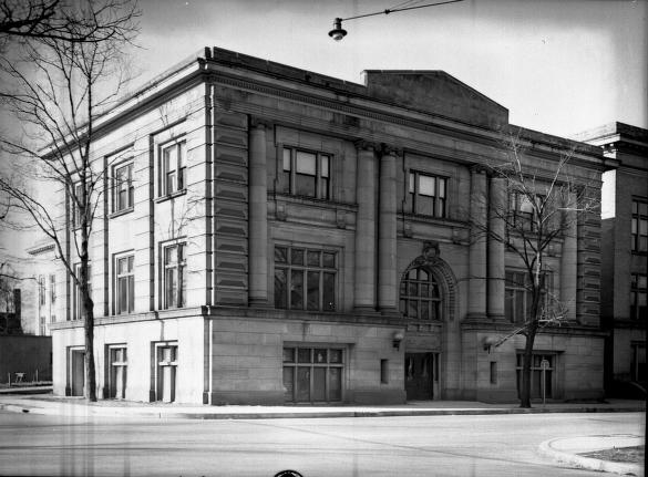 Ann Arbor Public Library, 700 E. Huron, 27 March 1938 ('Carnegie ...