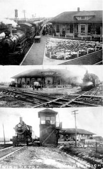 AA 130: Ann Arbor RR Three scenes at Dundee, ca. 1910 / HS2449 | Bentley Historical Library ...