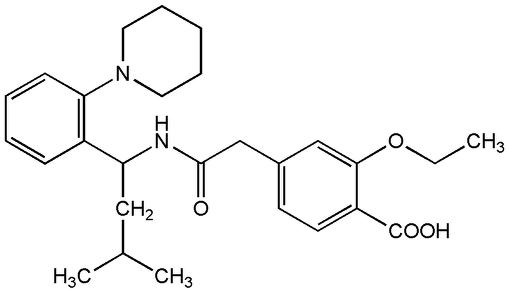 Oral Hypoglycemic Agents / Repaglinide | Medicinal Chemical Structures ...